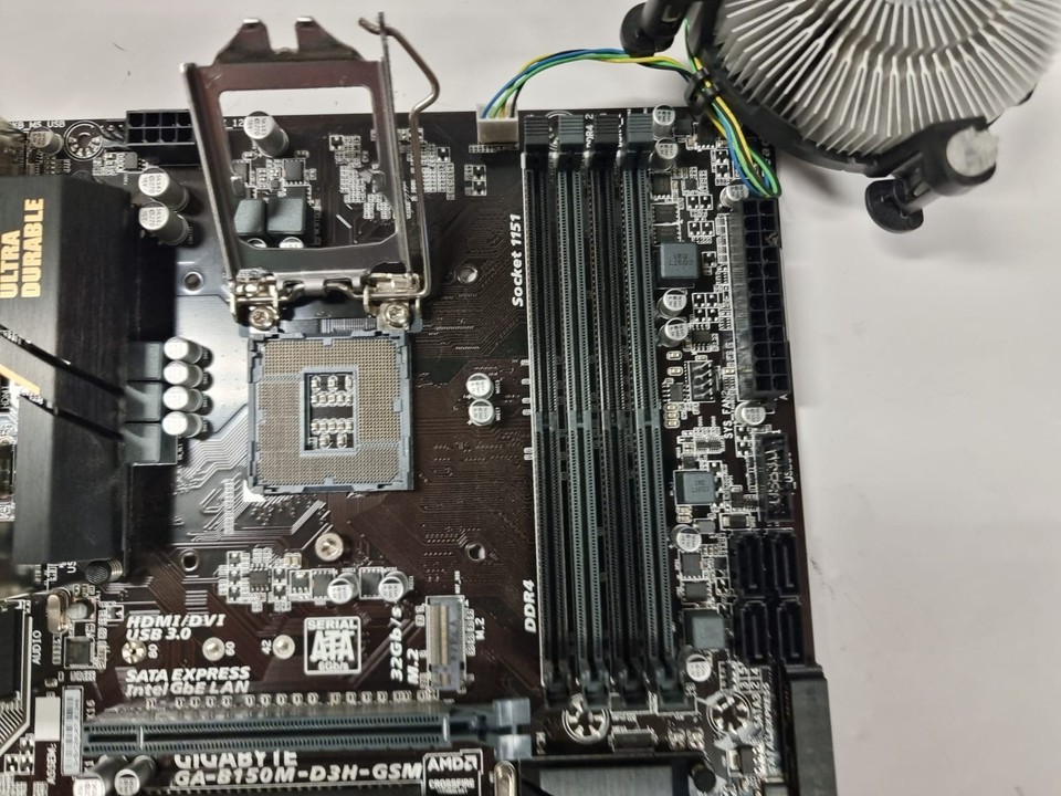 Gigabyte GA-B150M-D3H GSM LGA 1151 DDR4 Motherboard mATX & IO Shield ...