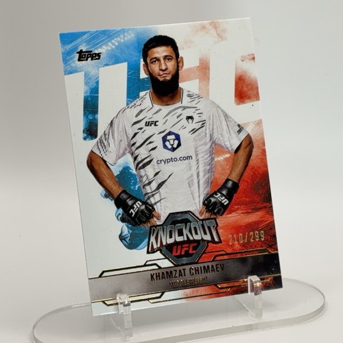 2025 Topps Ufc Knockout - Khamzat Chimaev #50 Bronze /299 for sale ...