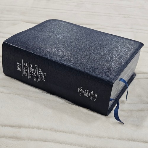 LDS Quad 1979 Holy Bible Book of Mormon Doctrine Covenants Pearl of ...