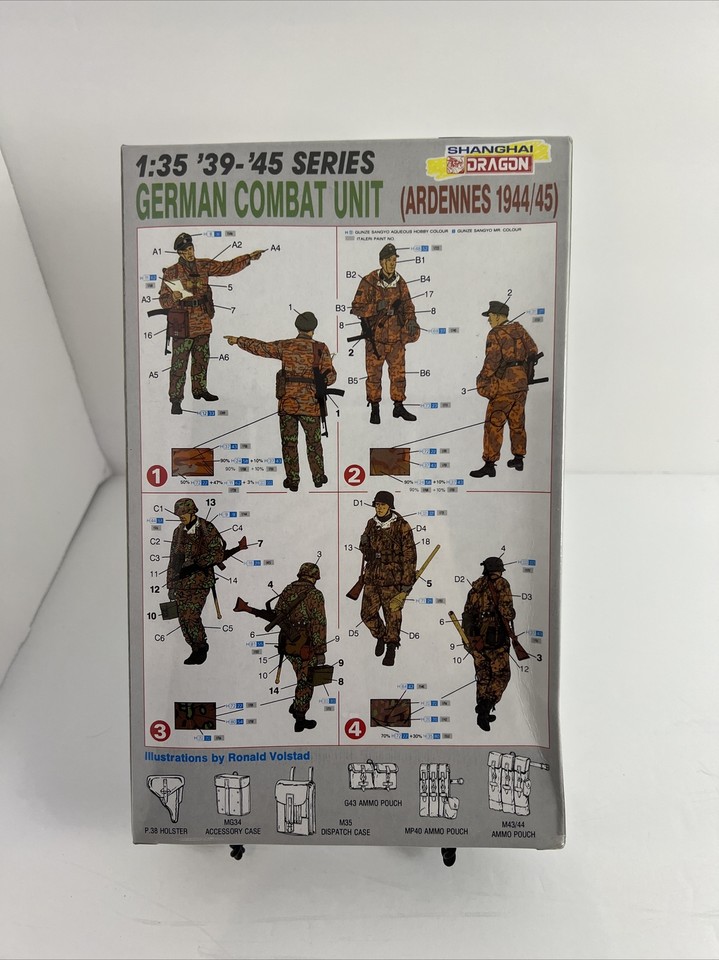 Dragon 6002 German Combat Unit (Ardennes 1944/45) Scale 1:35 | eBay
