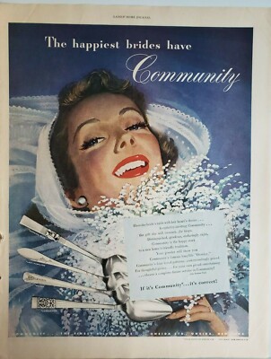 2 Vintage 1948 Community Oneida Print Ads Ephemera Art Decor by Jon ...