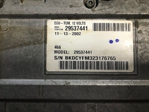 2001-2005 GM 6.6L DURAMAX -ALLISON 5 Speed Transmission Control Module ...