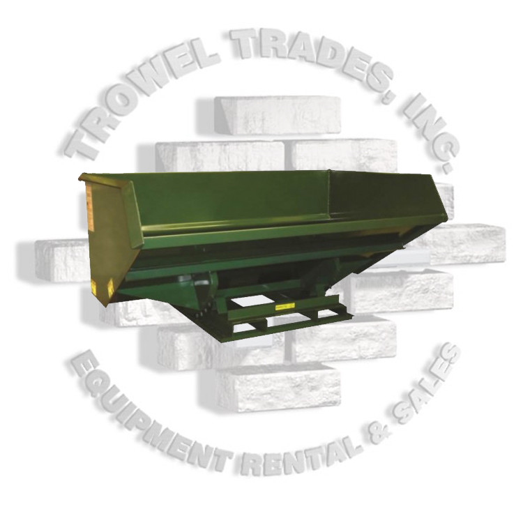 Jesco Husky Self Dumping Trash Hopper 3 Yard Jesco 212371 Wide Body Low ...