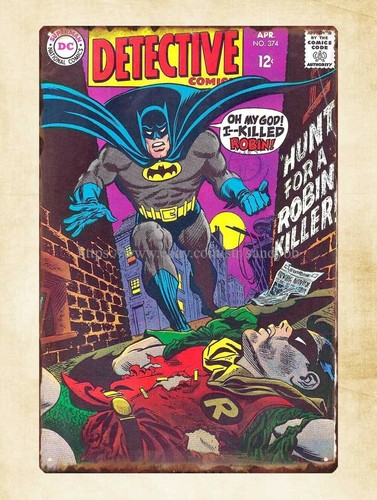 bar pub signs comics Batman Detective metal tin sign | eBay