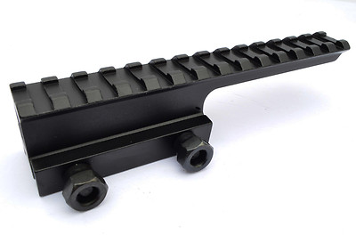 1" Extended Riser Scope Mount High profile aluminum Picatinny Riser 14 ...
