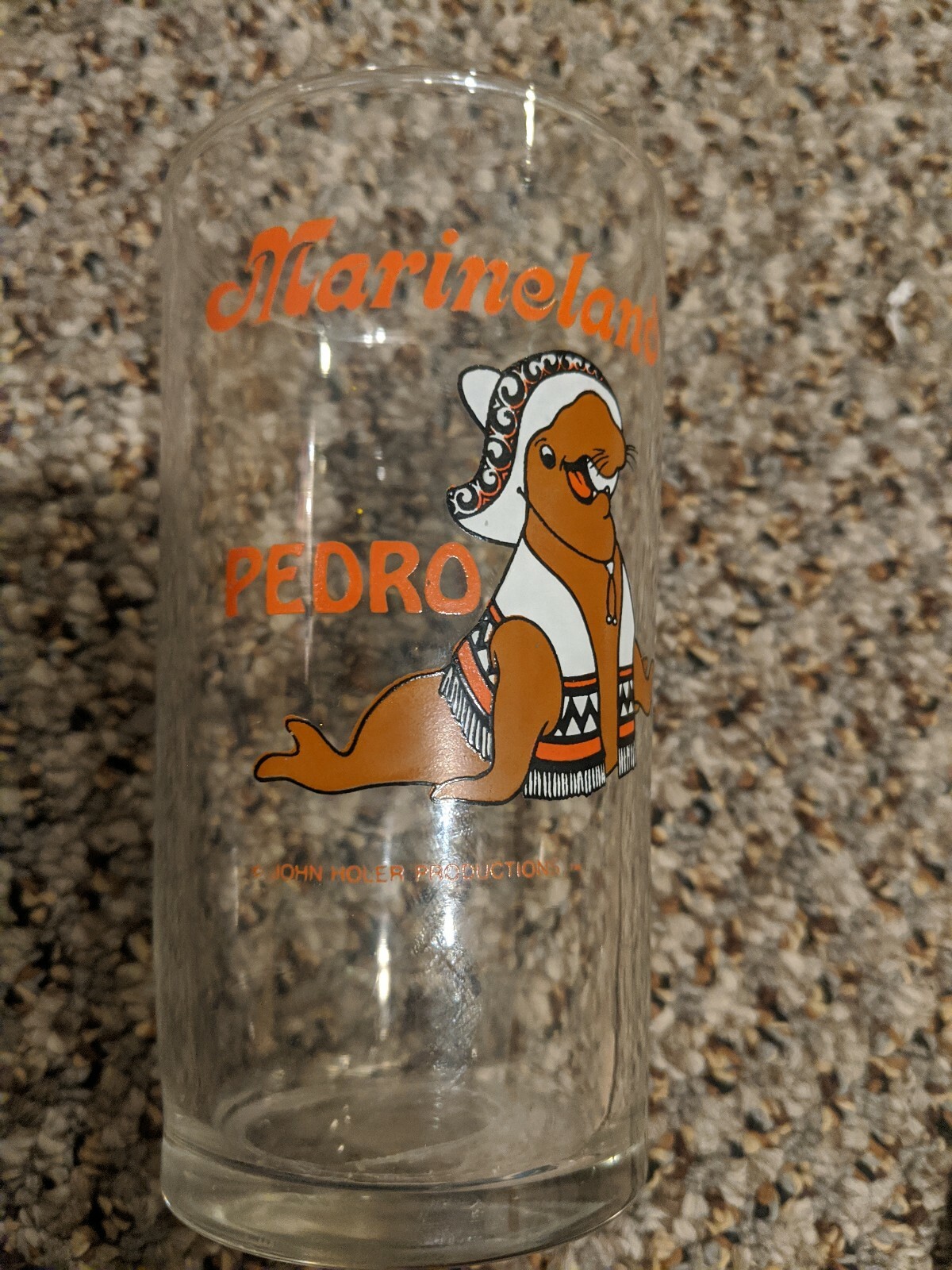 Pair of Vintage Marineland Glasses with Pedro the Seal John Holer ...