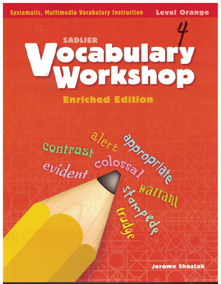 Vocabulary Workshop 2011 Level Orange Grade 4 by sadlier, paperback | eBay