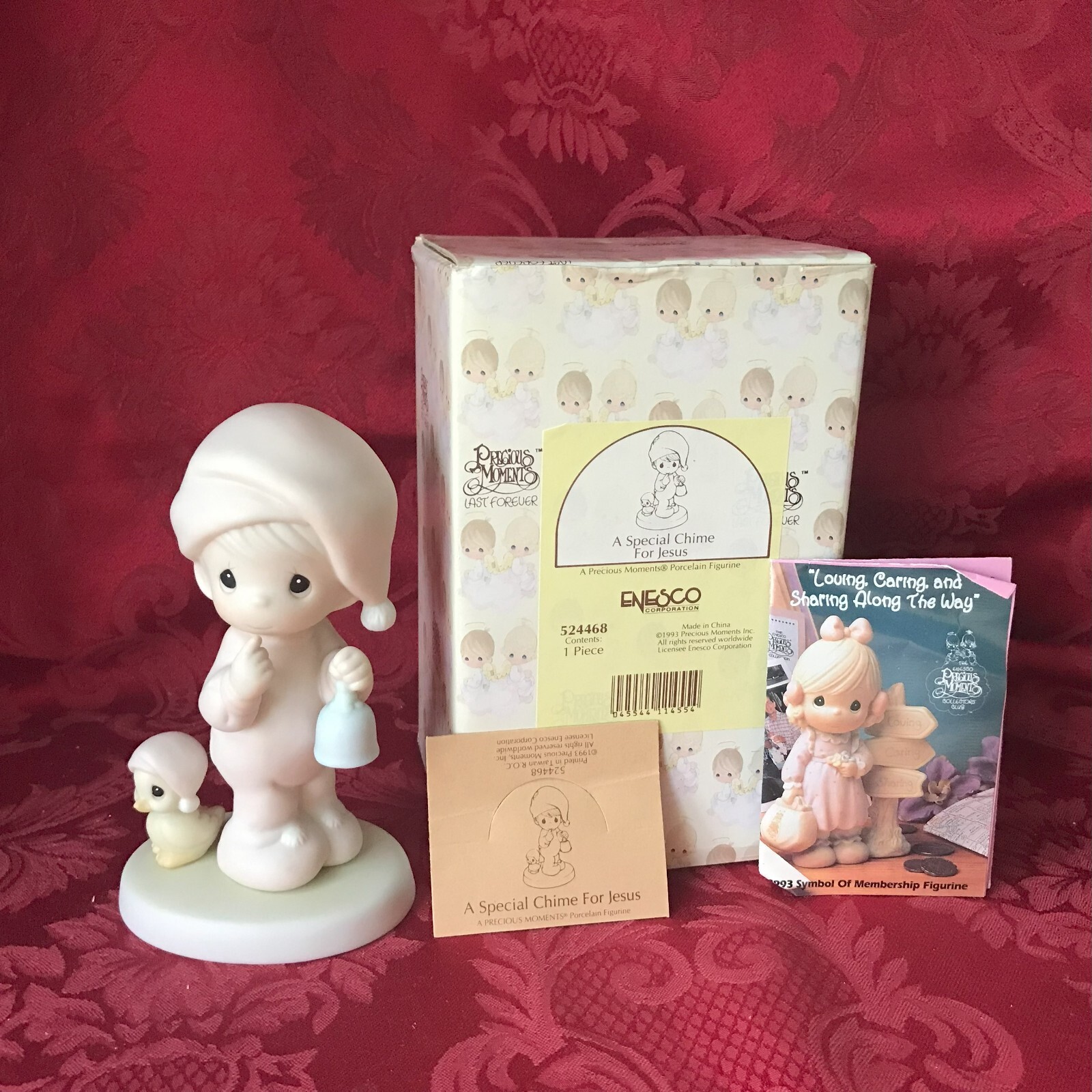 PRECIOUS MOMENTS "524468" "A SPECIAL CHIME FOR JESUS" HAND SIGNED BY ...