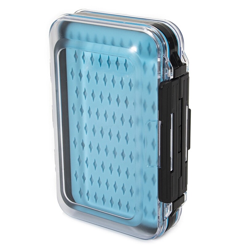 Slim EVA Foam Fly Box Clear Lid Fishing Box Competition Fishing Hook ...