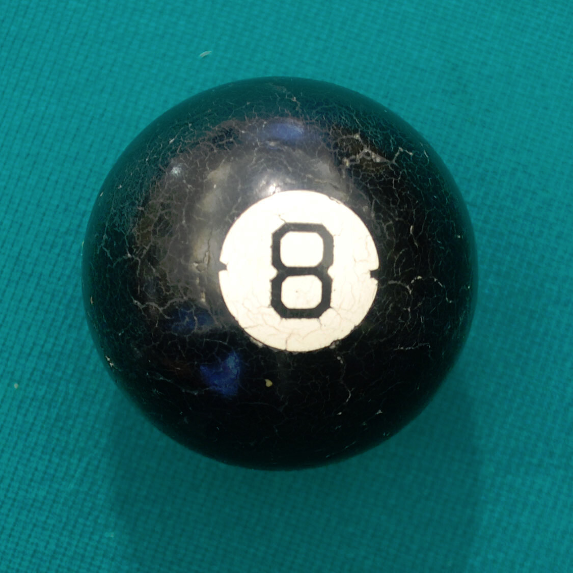 Vintage 2-1/4" Brunswick (BBC) Darted Ivorylene Eight Ball B | eBay