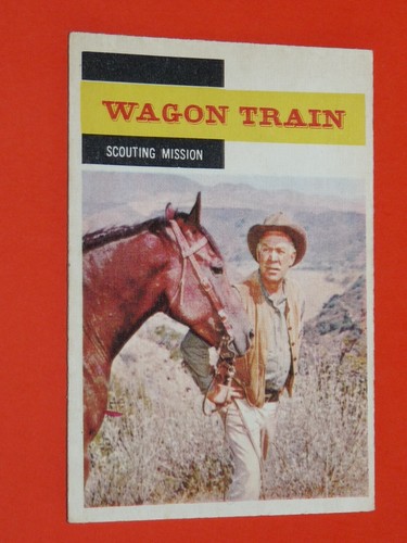 A & BC GUM CARD 1959 WESTERN SERIES TV WAGON TRAIN WARD BOND MAJOR SETH ...