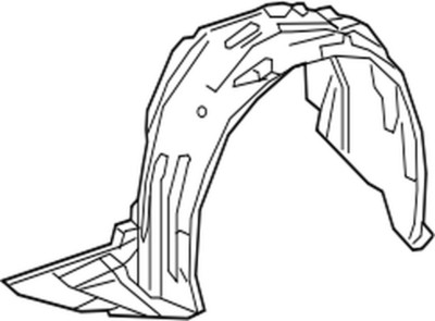 53805-11020 Toyota Liner, front fender, rh 5380511020, New Genuine OEM ...