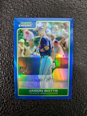2006 Bowman Chrome Jason Botts Rookie Blue Refractor #210 106/150 | eBay