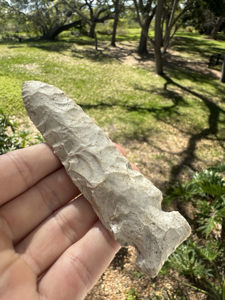 Large Side Notch Native American Arrowhead Blade Point Arrowhead | eBay