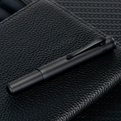 Hongdian M2 Mini Fountain Pen Black Extra Fine Soft Nib Aluminum Slim ...