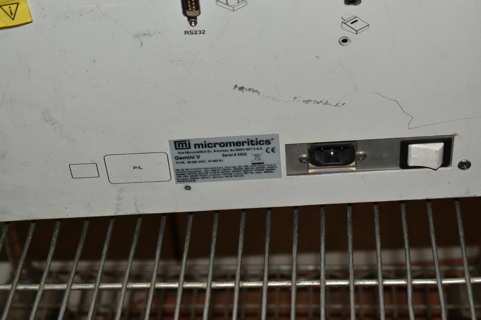 MICROMERITICS GEMINI V Surface Area/Pore Size Analyzer - PARTS/REPAIR ...