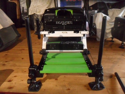 Maver Z White Frame 3 Draw Seat Box Match Carp Fishing | eBay UK