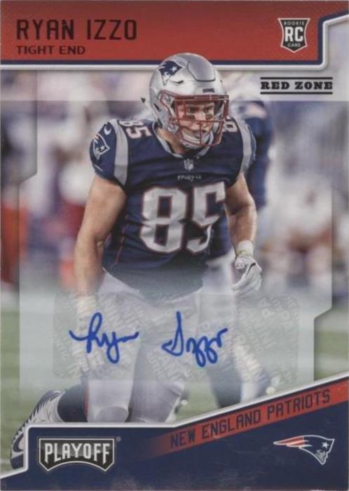 2018 Panini Playoff - Rookies Ryan Izzo #290 Red Zone Autographs (AU ...