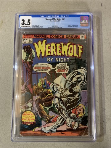 Werewolf by Night #32 | CGC 3.5 | 1st Appearance of Moon Knight | Marc ...
