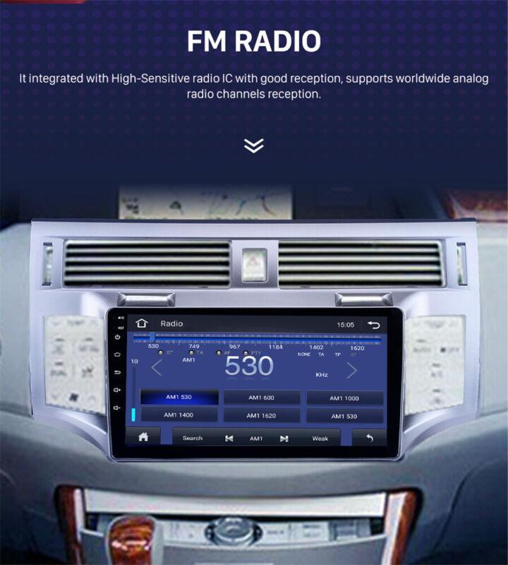 9 Inch Car For 2006-2010 Toyota Avalon Android 10.0 Stereo Radio GPS ...