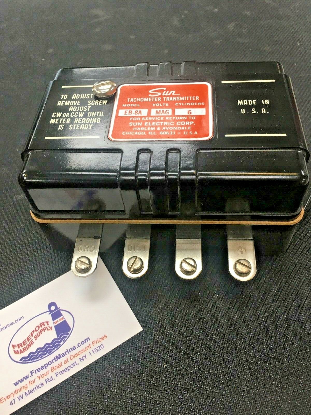 SUN EB-8A MAG Power Transmitter Unit for SUN Tachs NOS -Bakelite Unit ...