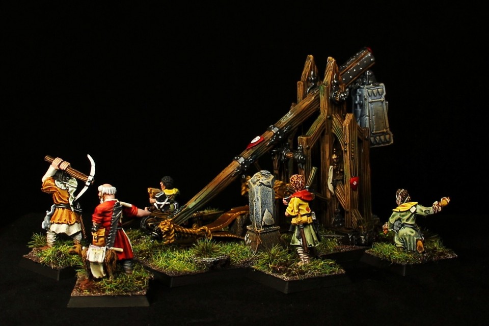 Field Trebuchet painted Kingdom of Bretonnia FB AoS Cities of Sigmar ...