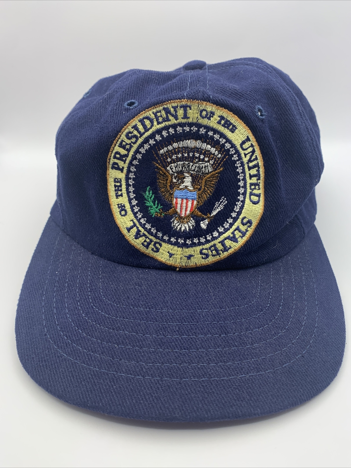 VINTAGE 90S Made In The USA BILL CLINTON PRESIDENTIAL Seal SNAPBACK ...