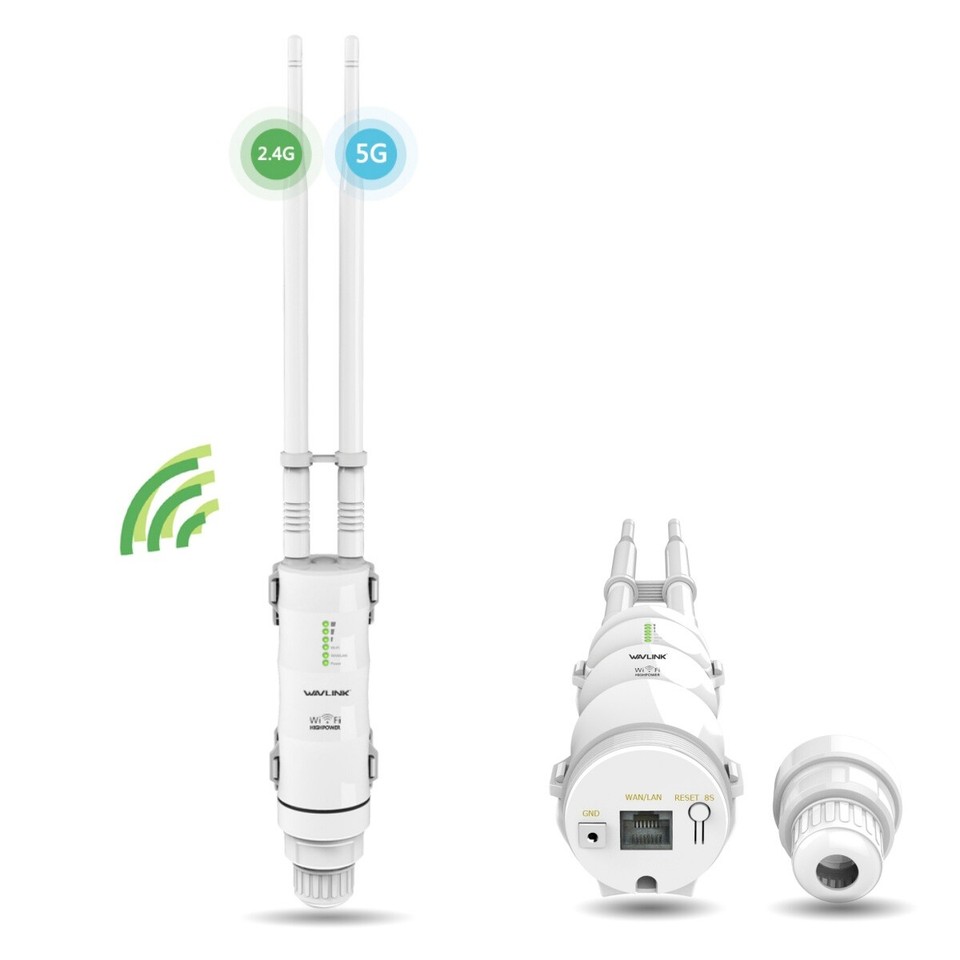 WiFi Range Extender Repeater Outdoor Long Range WiFi 6 Router Signal ...