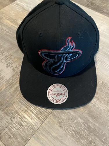 Miami Heat Mitchell & Ness NBA Vice Versa Black Hat Men’s | eBay