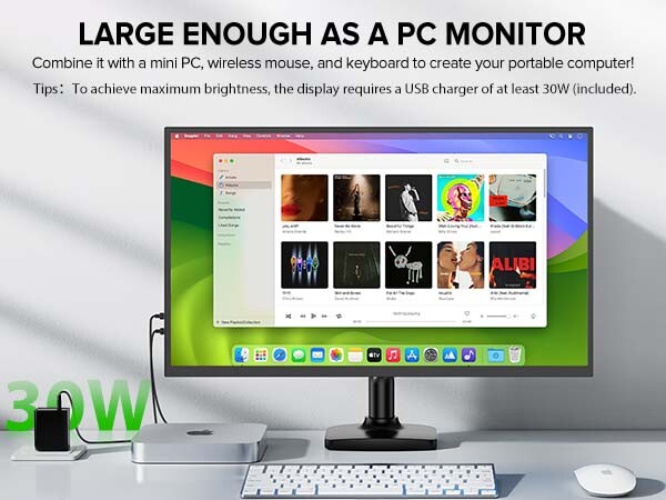 UPERFECT Unify UMax22 - 22" Inch Monitor 1440P Computer Display with ...