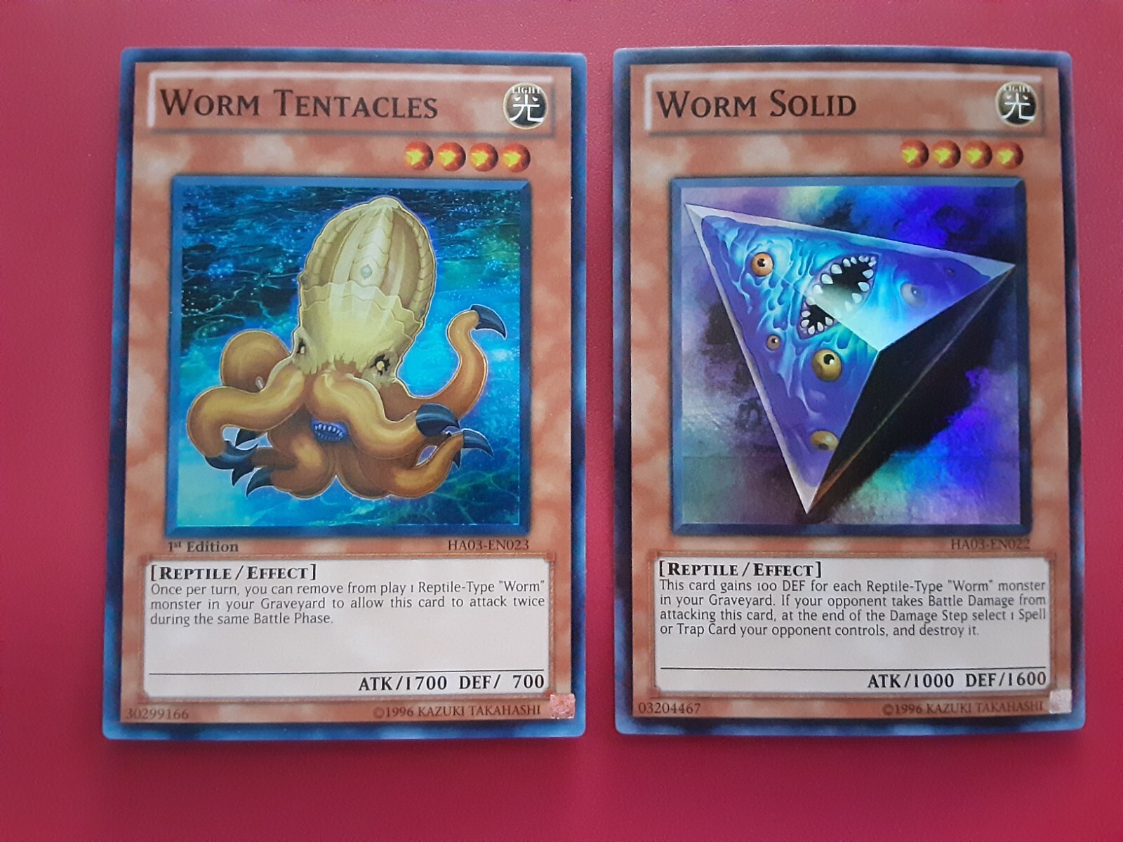 Yugioh Worm Deck 42 Cards Reptile King Queen Xex Zero Budget Tournament ...