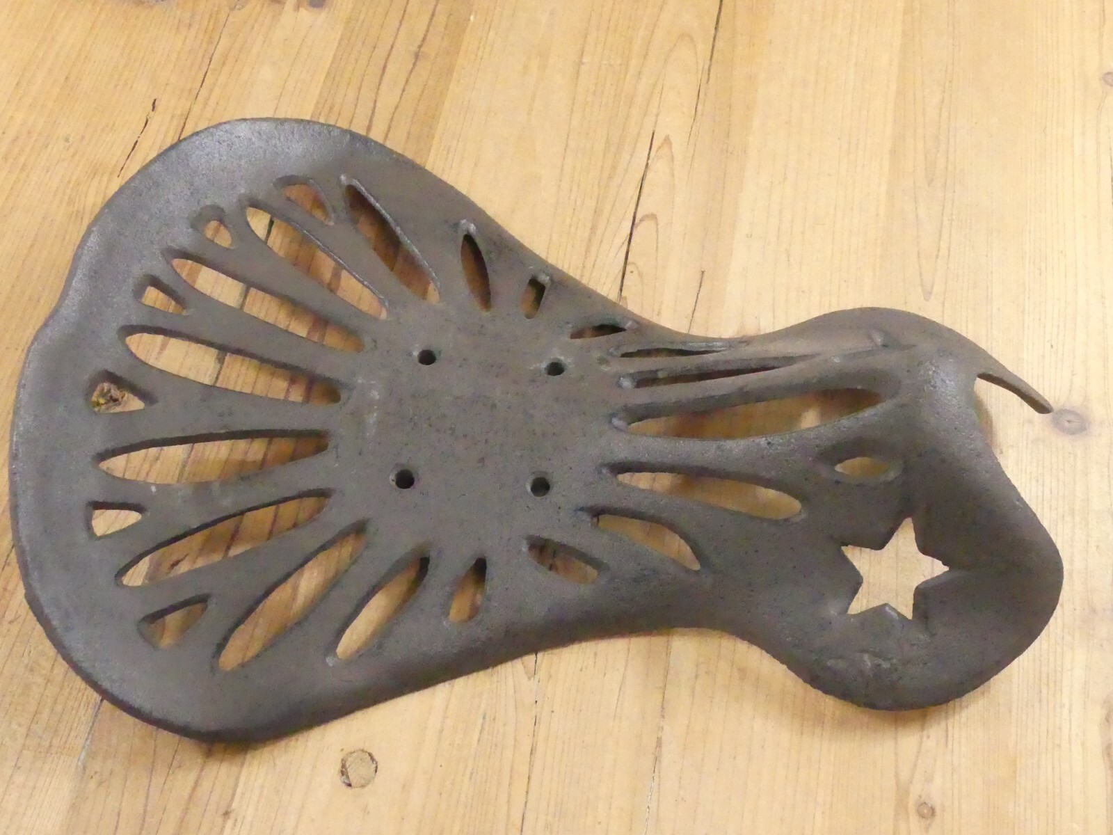 Cast Iron Saddle Bar Stool Seat Stand Rack Decoration Horse Ranch Farm ...