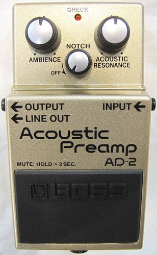 Used Boss AD-2 Acoustic Preamp Guitar Effects Pedal | eBay