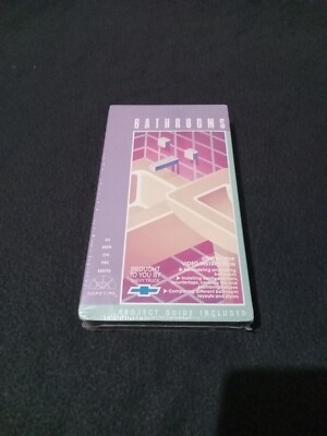 HOMETIME Home Improvement VHS BATHROOM new sealed rare Ford do it ...