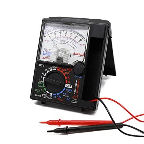 SANWA SP18D Analog Multi Tester Anti Shock Meter Integrated protective ...