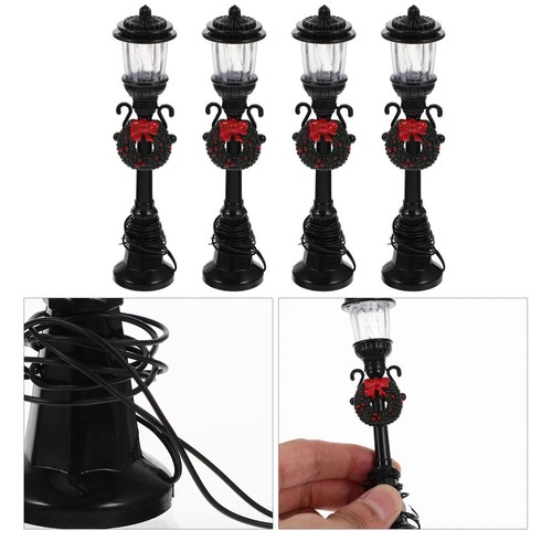 Set of 4 Solar-Powered Train Lantern Lights for Mini Fairy Garden | eBay