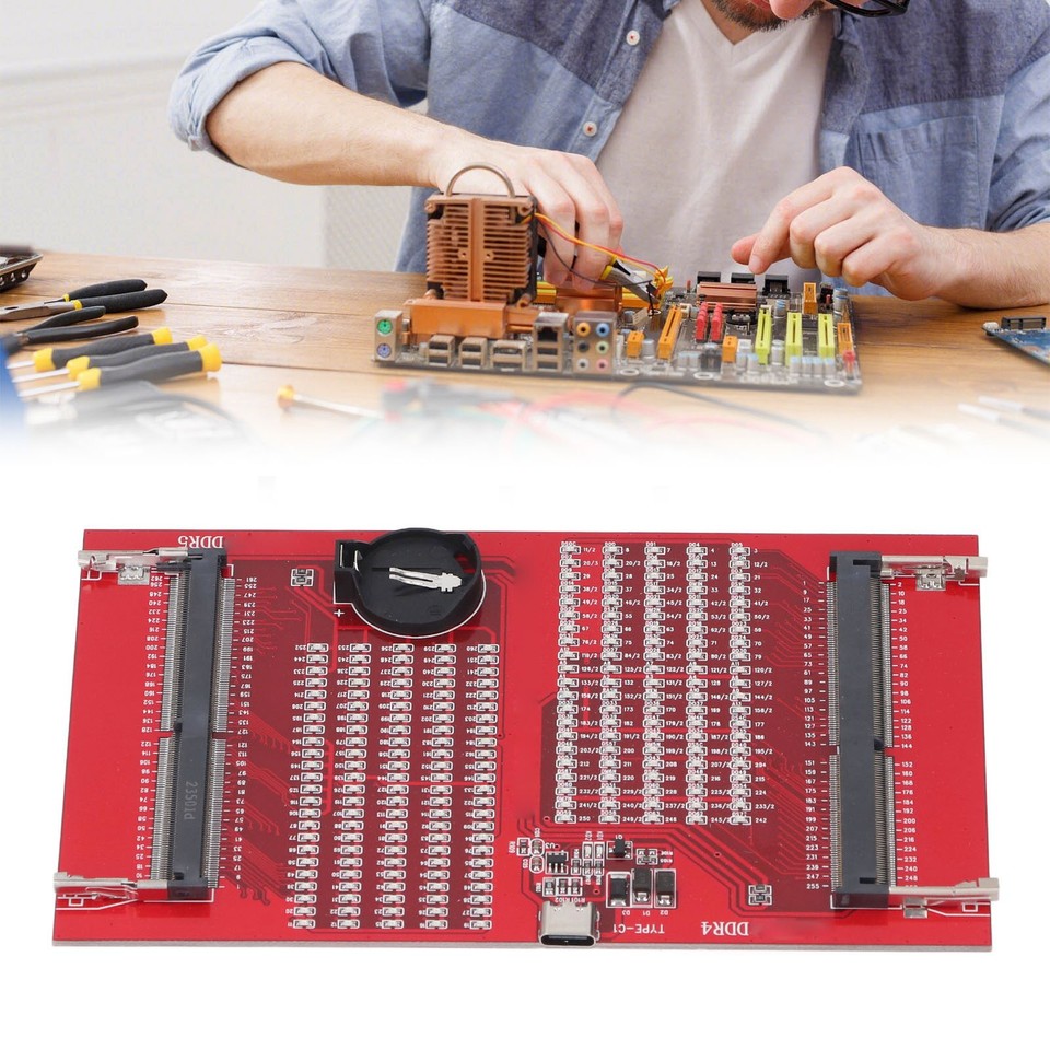 *RAM Memory Tester Card DDR4 DDR5 2 In 1 Slot Diagnostic Analyzer For ...