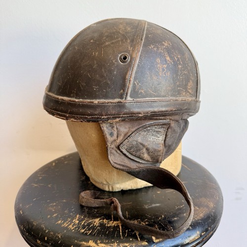 Original WW1 French Pilot Leather Flight Helmet | eBay