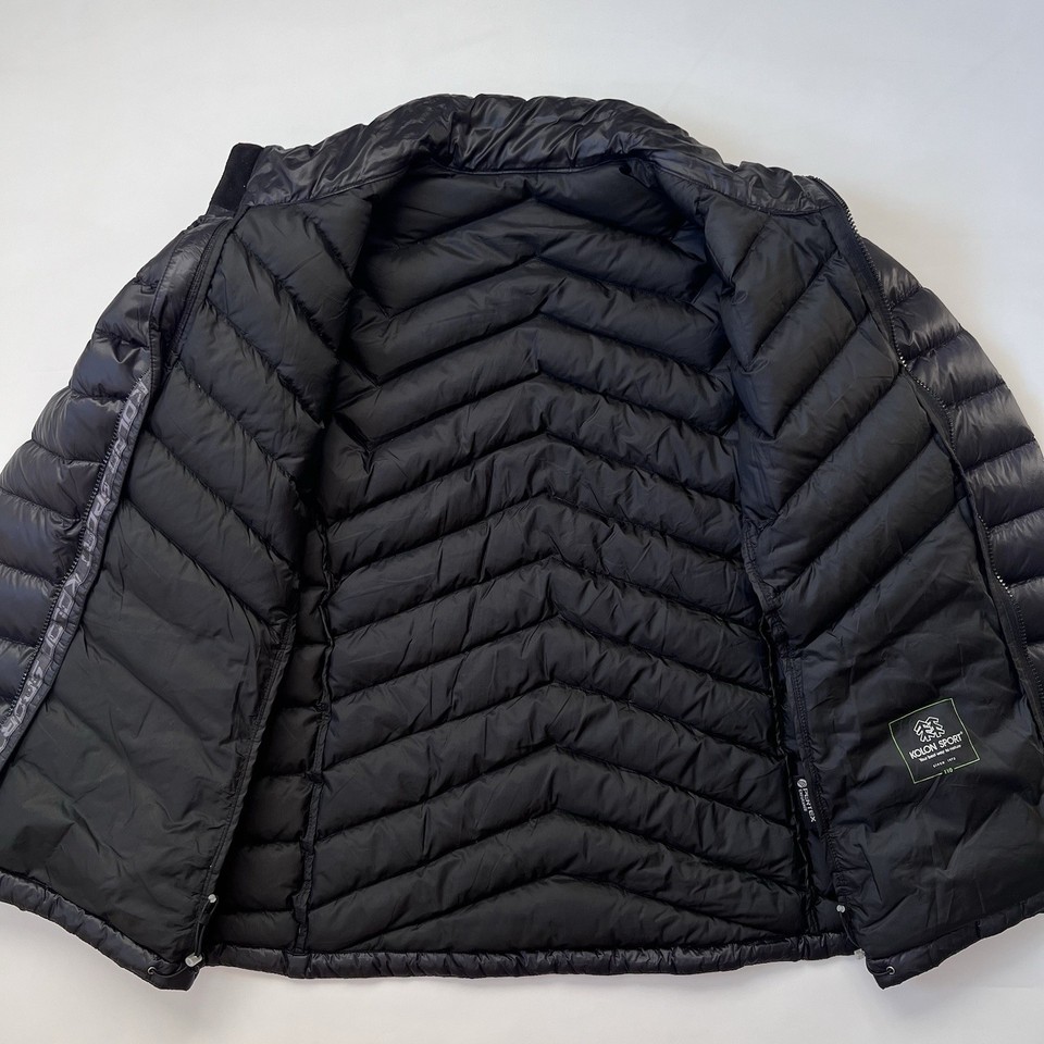 Kolon Sport 800 fill power Lightweight down Jacket mens L | eBay