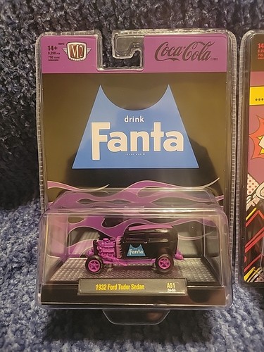 M2 Machines 1932 Ford Tudor Sedan Fanta *CHASE* & 1955 Chevy Bel Air ...