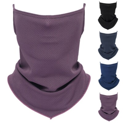 Face Mask Cover Neck Gaiter Tube Bandana Scarf Reusable Washable With ...