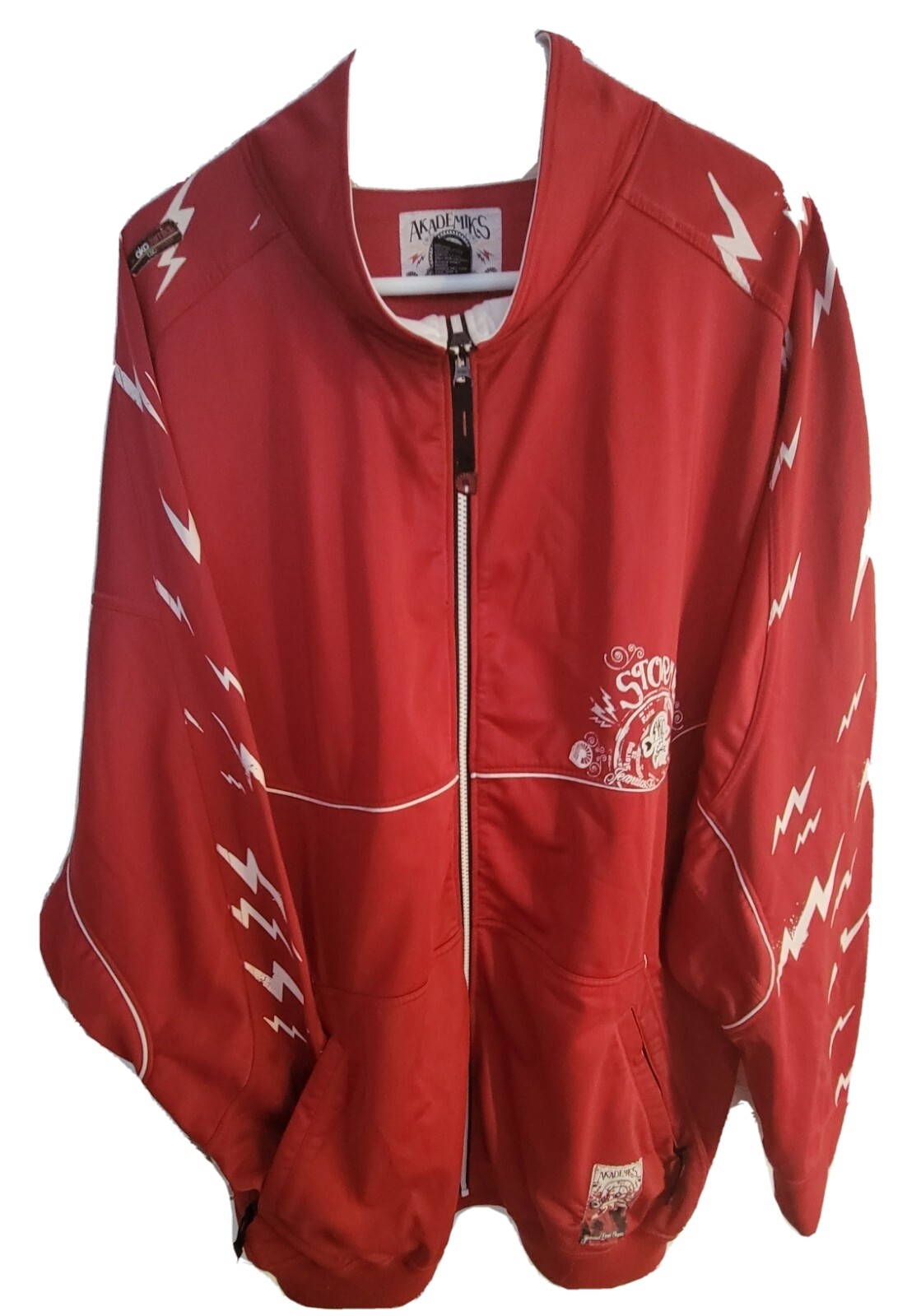 Mens Akademiks Riders of the Storm Track Jacket 3xl Embroidered T31 | eBay