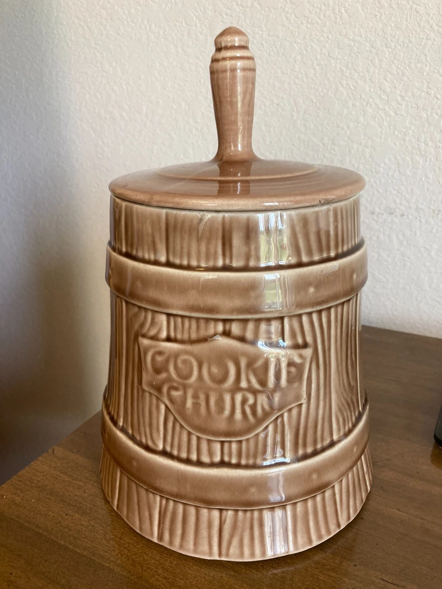 Butter Churn Cookie Jar Ebay