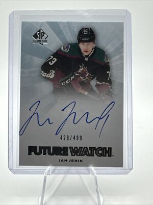 2021-22 SP AUTHENTIC JAN JENIK RETRO FUTURE WATCH AUTO ROOKIE 165/499 ...