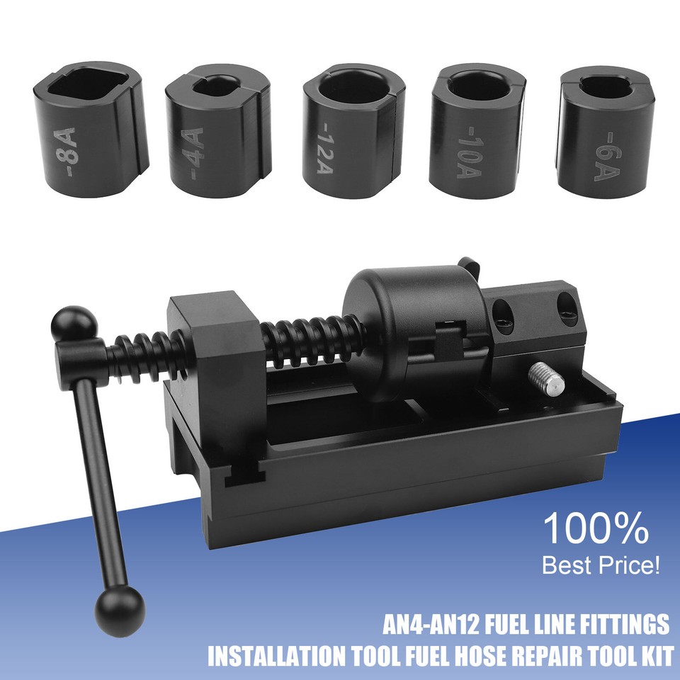 AN4-AN12 Fuel Line Fittings Installation Tool Fuel Hose Repair Tool Kit ...