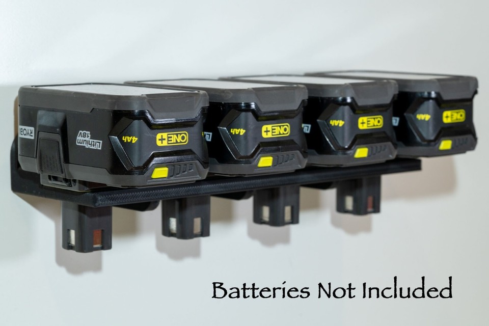 Ryobi 18v ONE+ Battery wall mount / holder - Original design | eBay