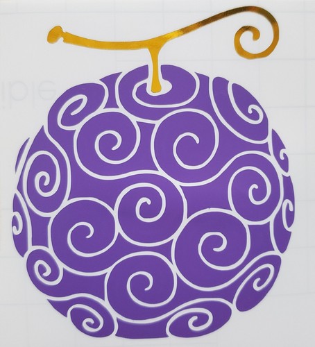 One Piece Devil Fruit Gum Gum Sticker Decal Great for Windows/Laptops ...