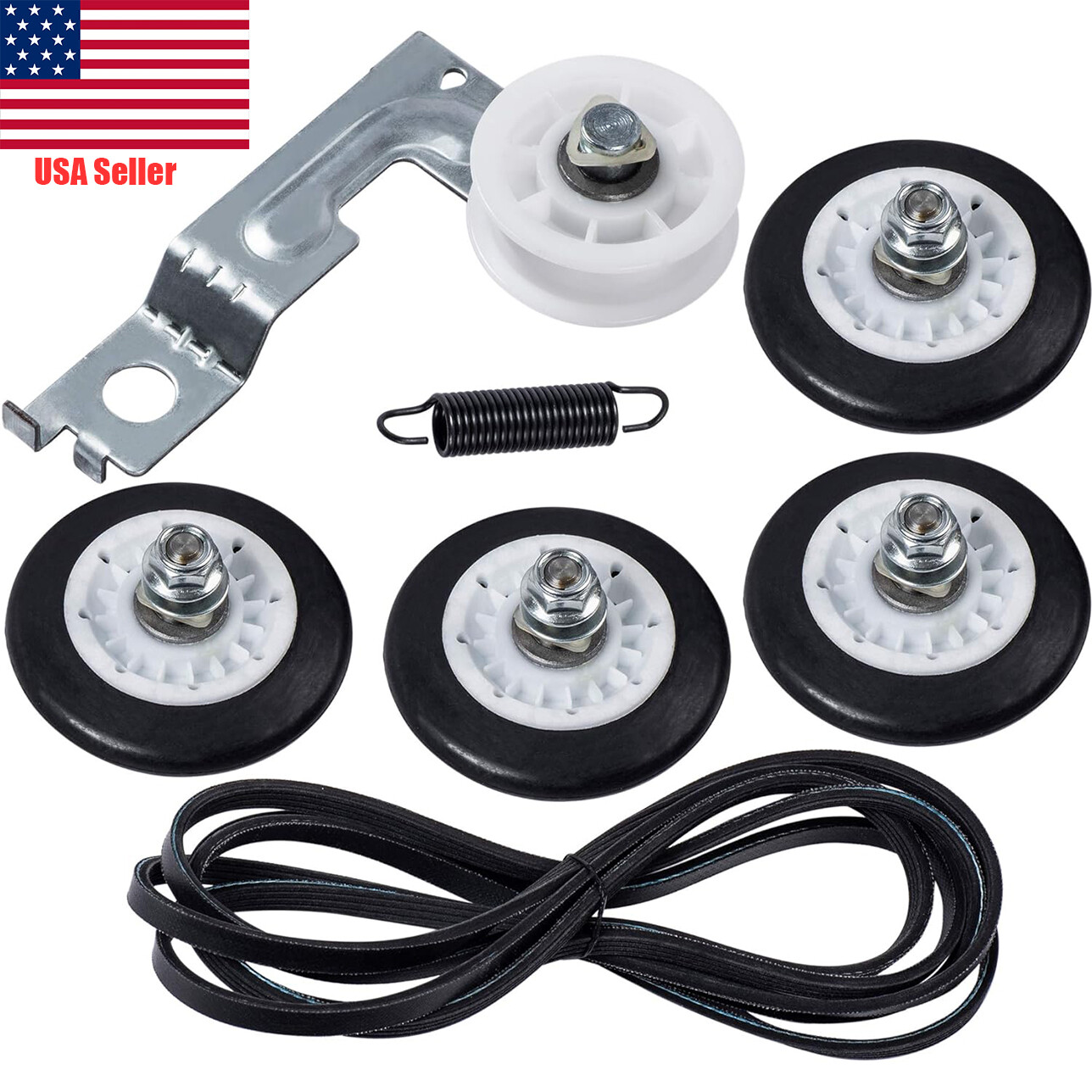 Dryer Roller Repair Kit For LG DLEX2650W DLEX3250W DLE2101W DLE2301W ...