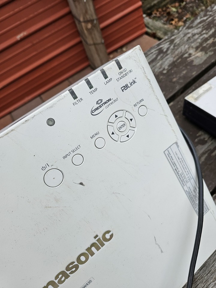 Panasonic PT-FW430 Projector w/ Mount | eBay