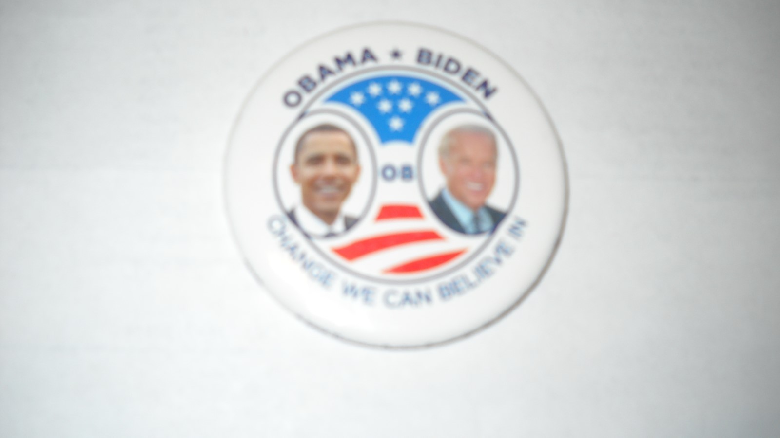 Obama- Biden 08'- Change we can believe in political pin- 3" pin | eBay